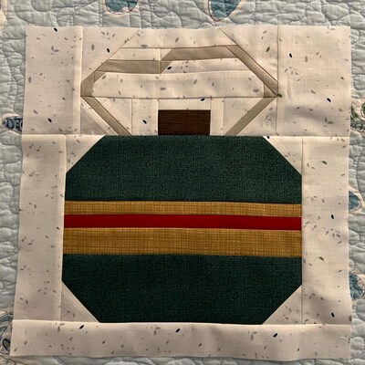 Pit Bull Terrier Dog Puppy Quilt Block PDF Pattern includes ...