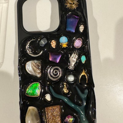 IPhone Phone Case Handmade Decoden Desert Summer Mosaic Vintage Jewelry ...