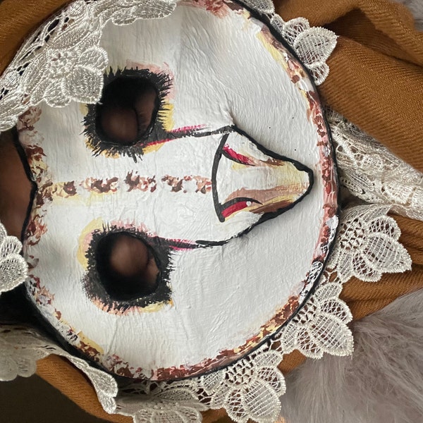 Barn Owl Masks, Adult Owl Halloween Costume, Props for Masquerade ...