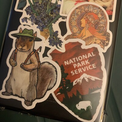 National Park Service Logo Sticker, US National Parks Decal, Waterproof ...
