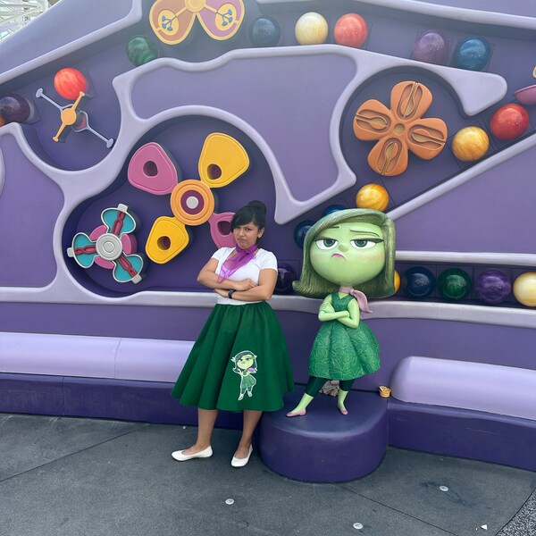 Magical Rose-batb-disneybound-dapper Day-novelty Circle Skirt - Etsy