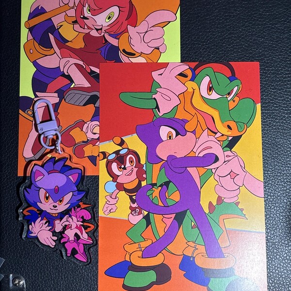 Sonic Acrylic Charms - Etsy