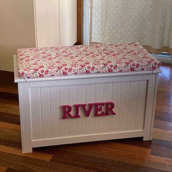 Girls Personalised Toy Box - Etsy