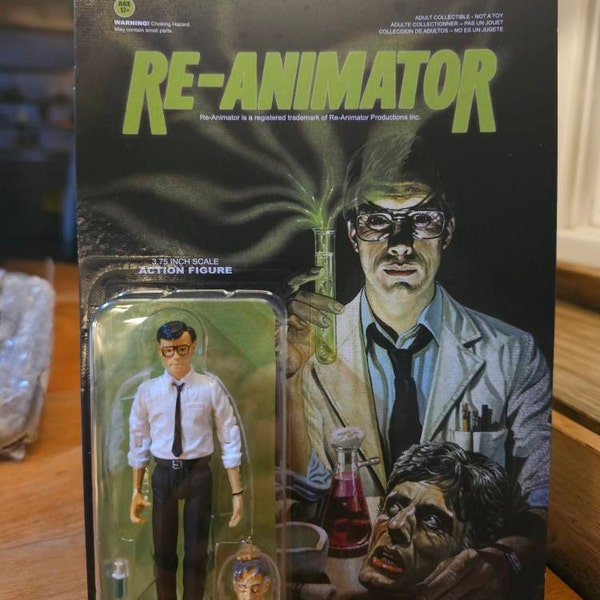 Re-animator Herbert West 3.75" Scale Retro Action Figure - Etsy