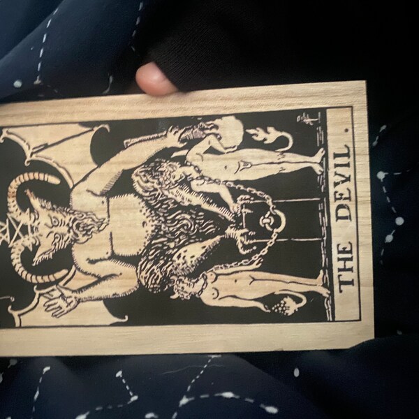 Wooden Tarot Box / Oracle Card Holder / Metaphysical Storage ...