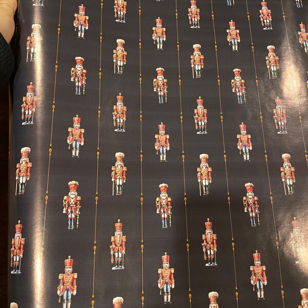 Nutcracker Wrapping Paper Holiday Gift Wrap Nutcracker Gift Wrap ...