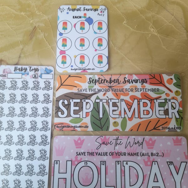 Snakes and Ladders Saving Game, Savings Challenge Game, Cash Stuffing ...