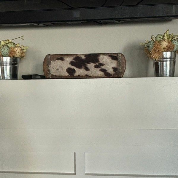 Faux Cowhide Wooden Box / Western Decor / Cow Decor /11.5"- 12” Long - Etsy