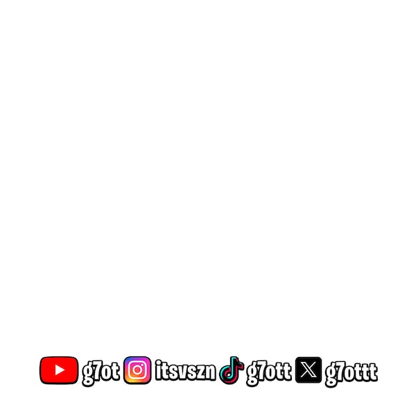 Custom Social Media Overlay for Twitter Twitch Tiktok Discord Instagram Youtube - Etsy