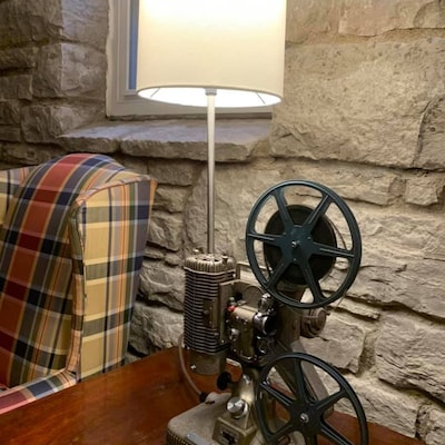 Vintage Table / Desk Lamp, Keystone Projector Lamp, Hollywood & Movie ...