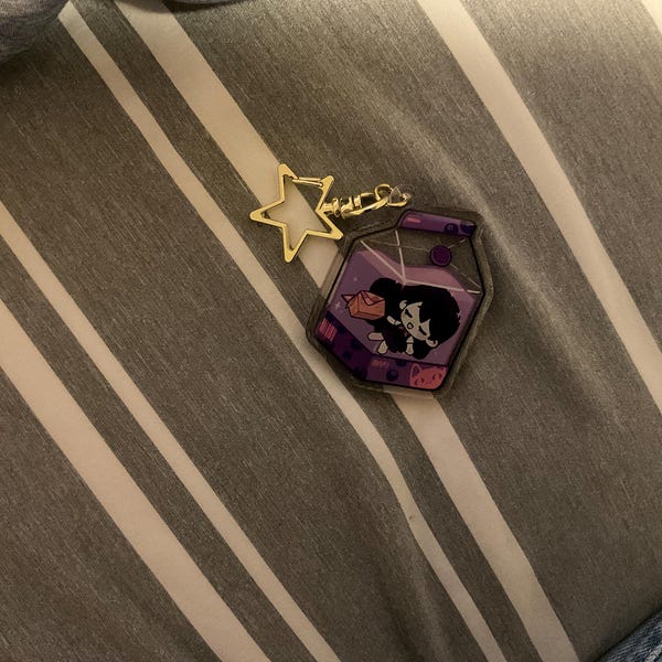 OMORI Charm OMORI Keychain Milk Set | Sunny Charm Aubrey Charm Kel ...