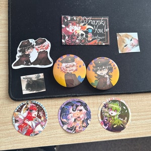 BSD Bungou Stray Dogs Pins Fyodor Dostoevsky, Nikolai Gogol, Suehiro ...