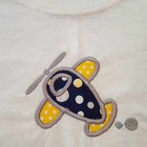 Airplane Applique Design. Airplane Embroidery Design. Embroidery ...