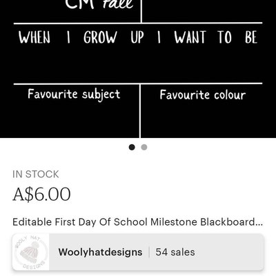 Editable Back to School Milestone Template Sign, First Day of School ...