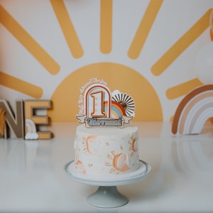 The Notorious One Themed Cake Smash Cake Topper/ the Big One/ - Etsy