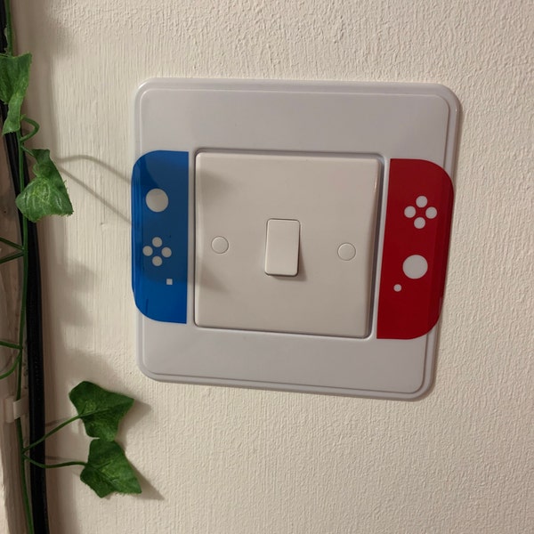 GAMING LIGHT SWITCH | Controller Design | Kids Bedroom Vinyl Wall Decal ...