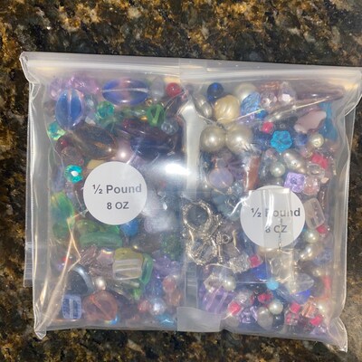 Assorted Glass Beads for Jewelry Making, DIY Work, Arts and Crafts ...