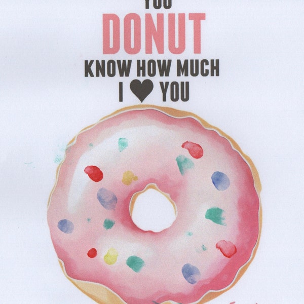 Mother's Day Printable, Donut Fingerprint Art, Mothers Day Gift, Mommy ...