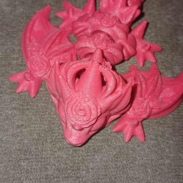 Tiny Rose Wyvern, Cinderwing3d, STL File for 3D Printing, STL Print ...