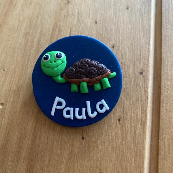 Handmade Personalised Name Badges With Brooch Pin - Etsy UK
