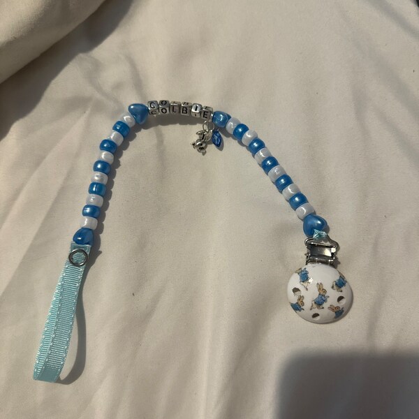 Small Blue Peter Rabbit Dolls Pram Charm, Bag Charm, Baby Changing Bag ...