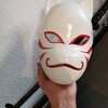 Tengu Half Face Wearable Cosplay Mask, Demon Hannya Samurai Mask ...
