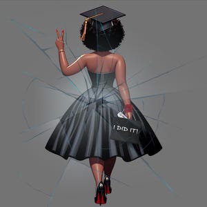 Graduation Guy Digital Art | Black Suit Graduate Clipart | Class of ...
