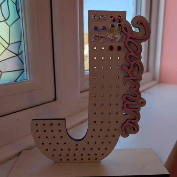 Custom Desk Name Plate With Wooden Base - Lighted Name Sign, Office ...