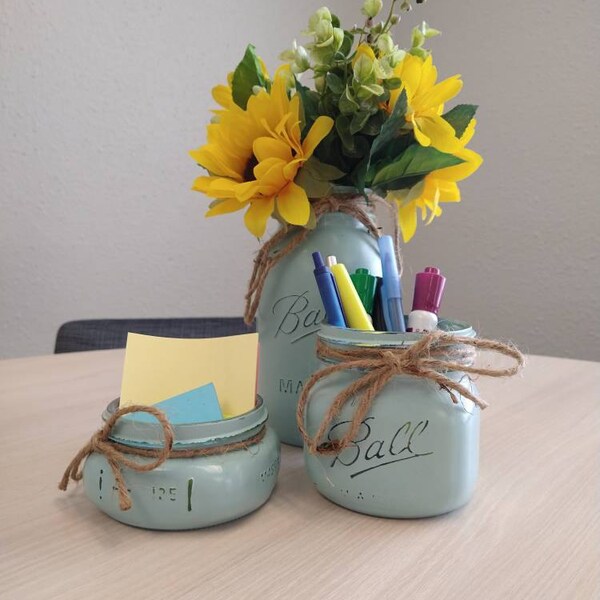 Office Decor, New Job Gift, Rustic Office Desk Accessories, Office ...