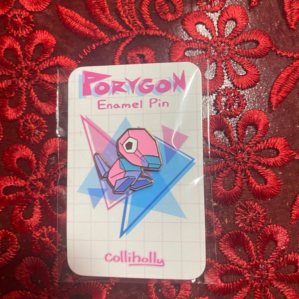 Porygon Glow-in-the-dark Hard Enamel Pin - 1in. - Etsy