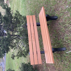 Park Bench Frames Free Standing Bolt Down Heavy Duty Solid Steel ...