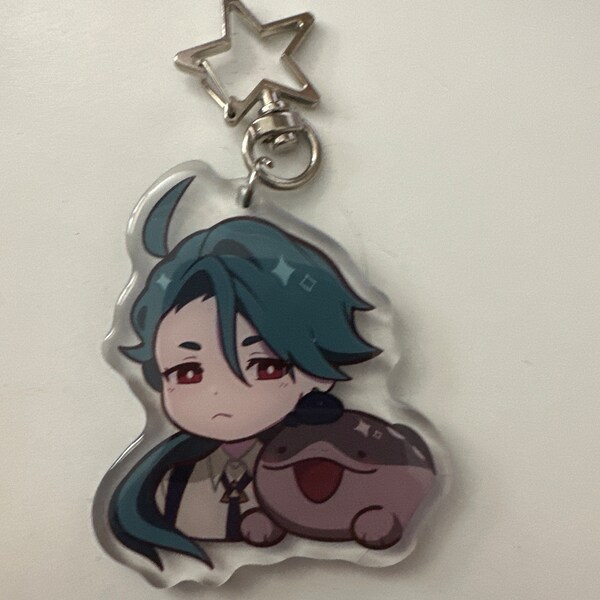 Alien Stage Mizi & Sua Angel Devil Keychains + Glitter Stickers - Etsy