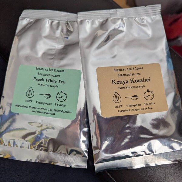 Gourmet Loose Leaf Tea Sampler. Choose From A Variety of Green, Black ...