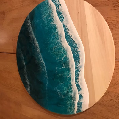3 Tiered Cake Tray, Ocean Beach Serving Stand, Sand & Shells With ...