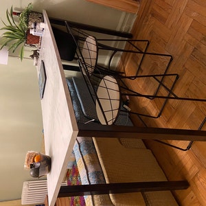 Metal Table Legs Post Style Adjustable Feet Choose your | Etsy