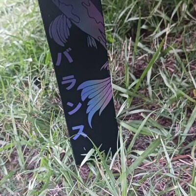 Kitsune Fox & Oni Blade Sticker - Etsy