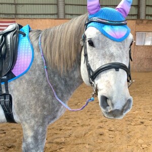 Barrel racing tack salmon pink reins | Etsy