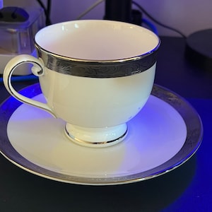 Hannibal Teacup – Mikasa Crown Jewel Platinum Cup & Saucer | NBC ...