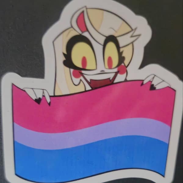 Front Facing Allan Smiling Friends Sticker Waterproof Adult Swim Decal ...