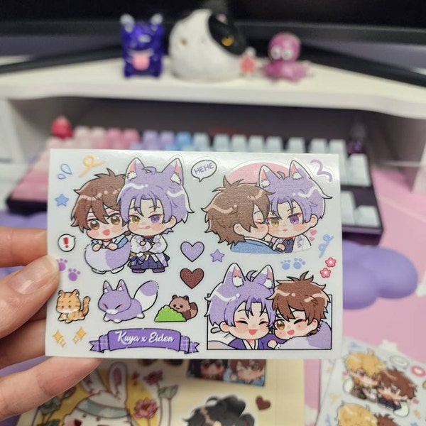 Nu Carnival Clear Sticker Sheet Yakumo X Eiden Yakuei | Kuya X Eiden ...