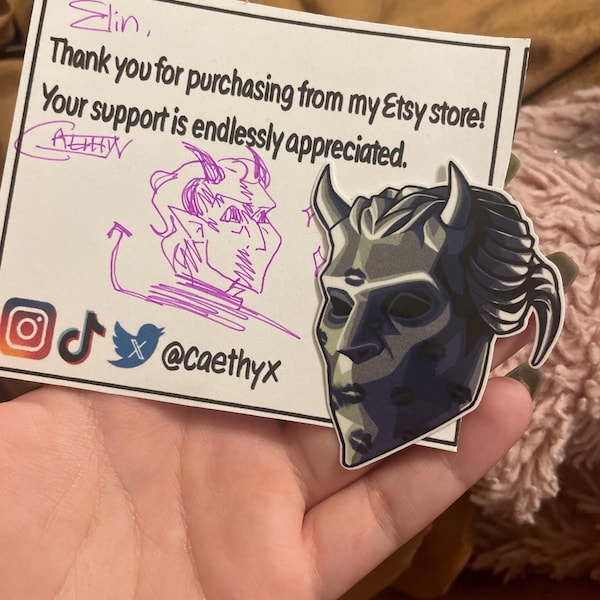 Rain Nameless Ghoul Ghost Band Movie Sticker - Etsy