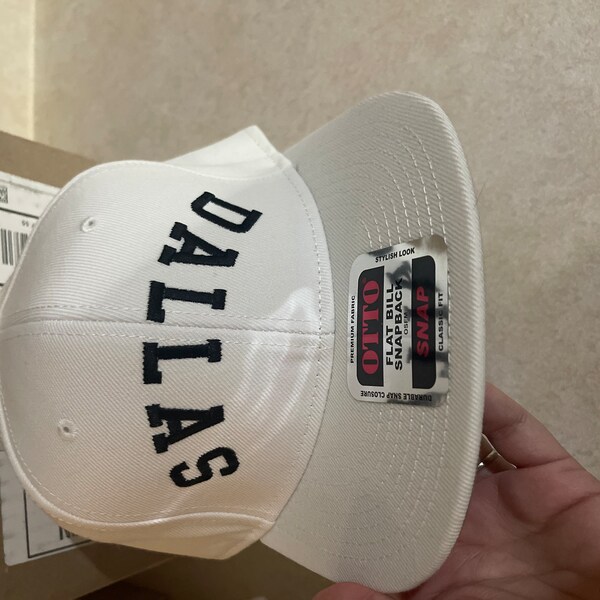 Upside Down Dallas Snapback Hat, Inverted Dallas Embroidered Hat - Etsy