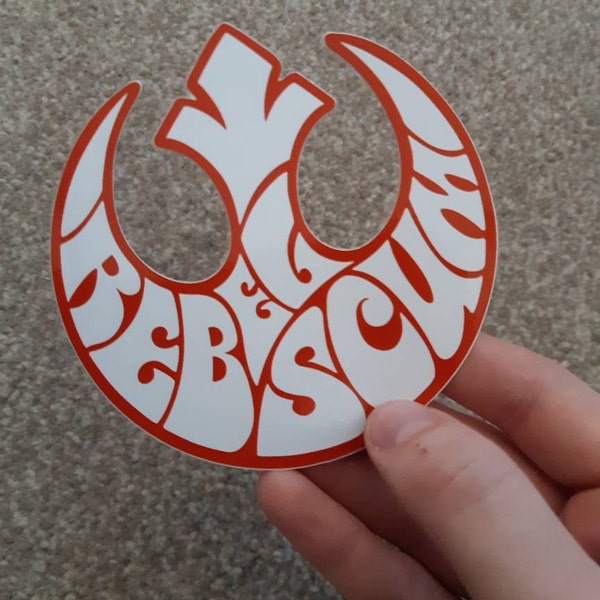 Vinyl Sticker, 'rebel Scum' 9.5cm - Star Wars, Resistance, Rebel ...