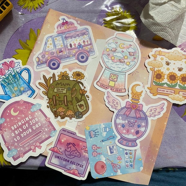 Die-cut Sticker Surprise Pack - Etsy