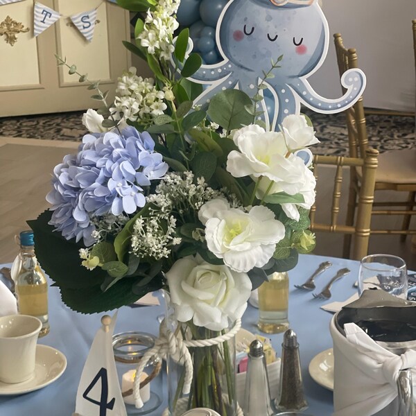 Nautical Party Props, Sailor Baby Shower Decorations, Baby Shower for ...