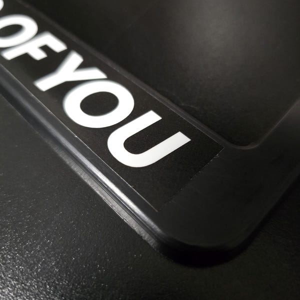 Akina Speed Stars Racing Team JDM Drift Japan ABS Plastic License Plate ...