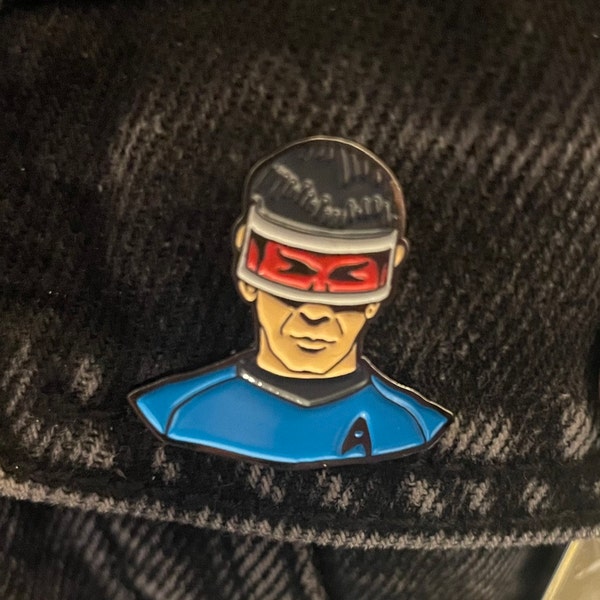 Hello My Name is Mr. Spock Name Tag Enamel Lapel Pin - Etsy