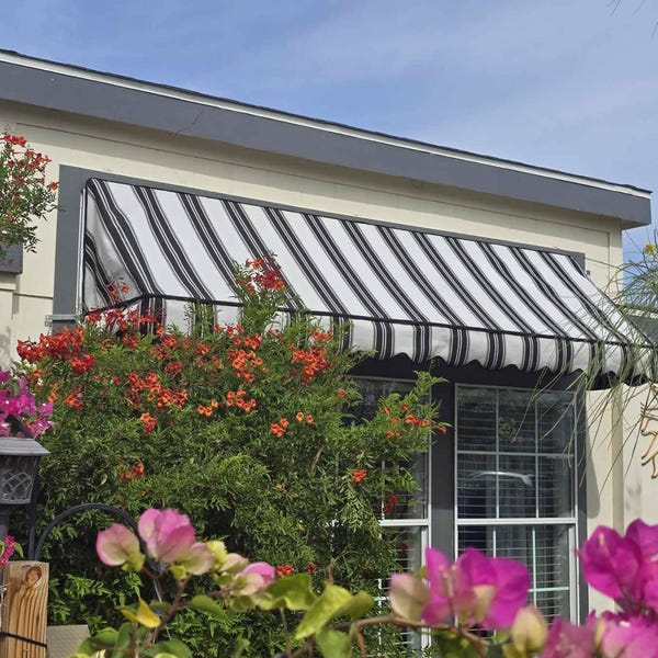 Sunbrella® Slate 46" 4684-0000 Awning / Marine Grade Outdoor Fabric by ...