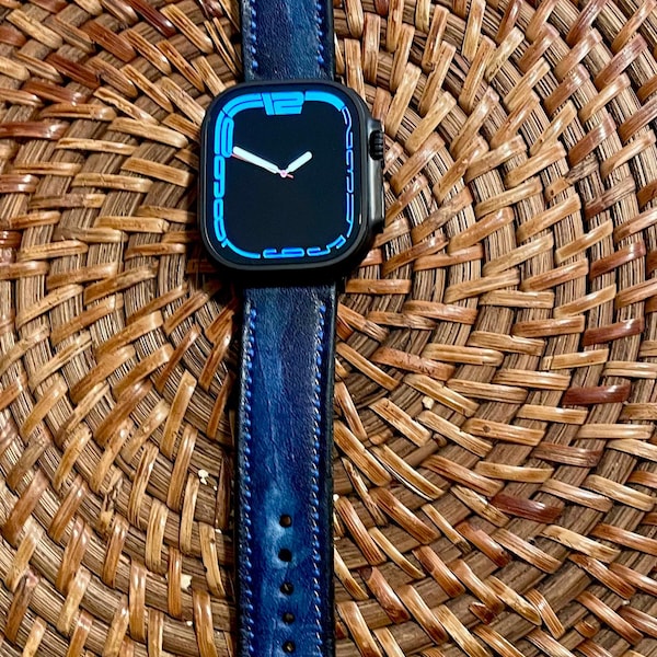 Bell and Ross Watch Strap Black Series Handmade Leather Straps - Etsy