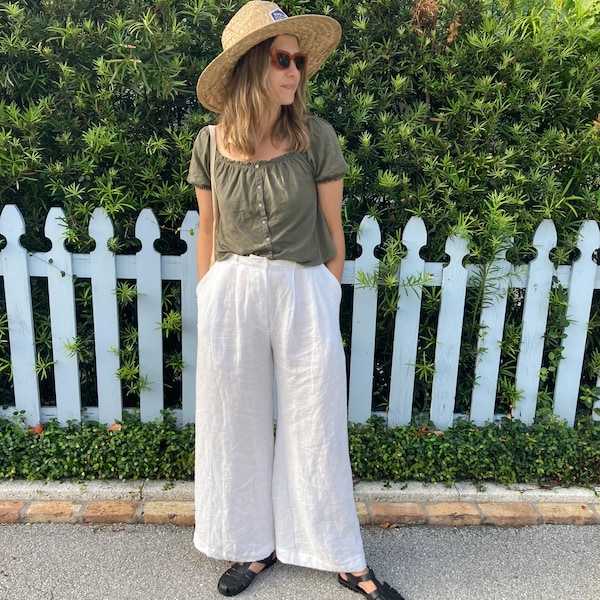 Tapioca Trousers PDF Pattern, Sizes 0-34, Beginner Sewing Pattern ...